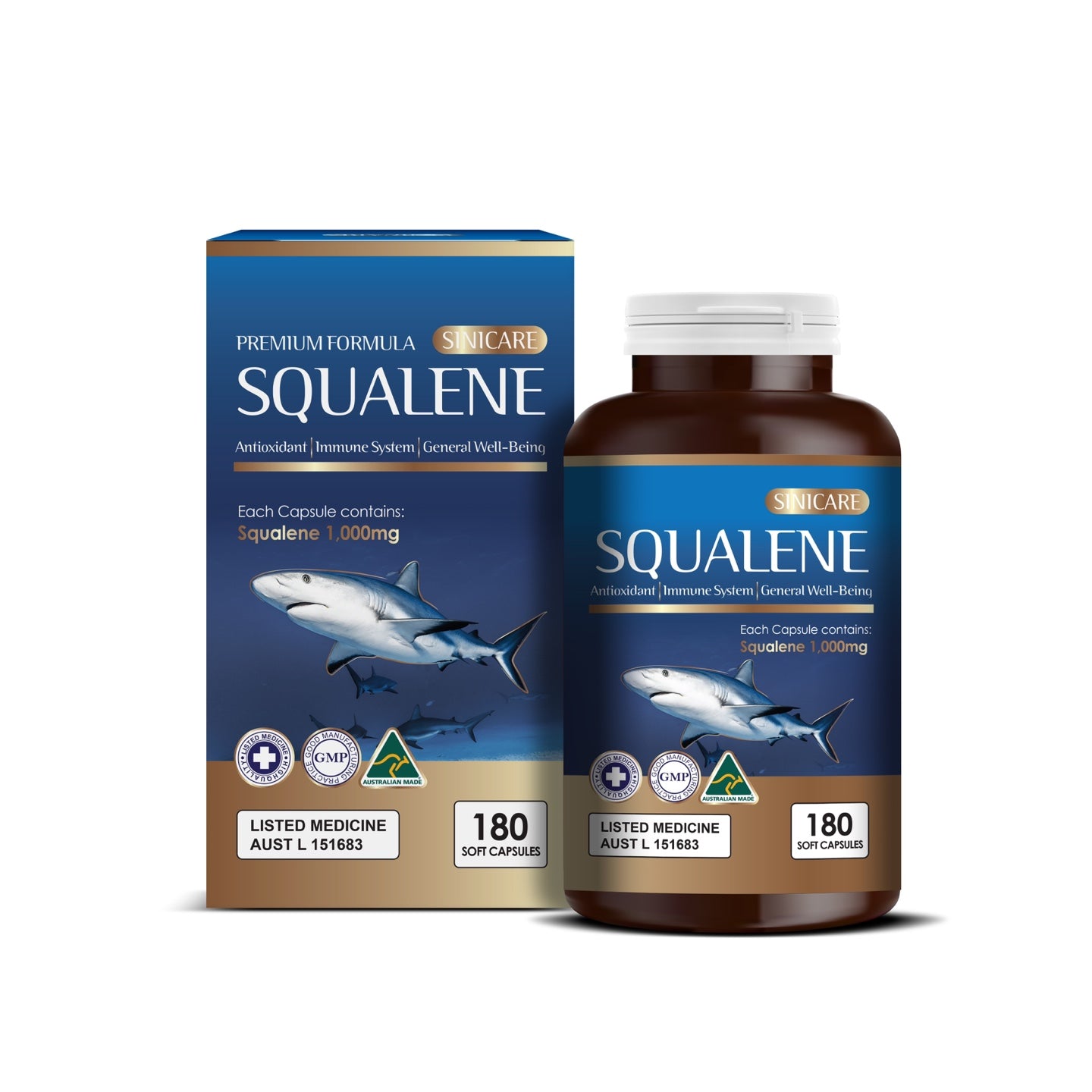 Sinicare Squalene 180s – Sini Australia Pty Ltd