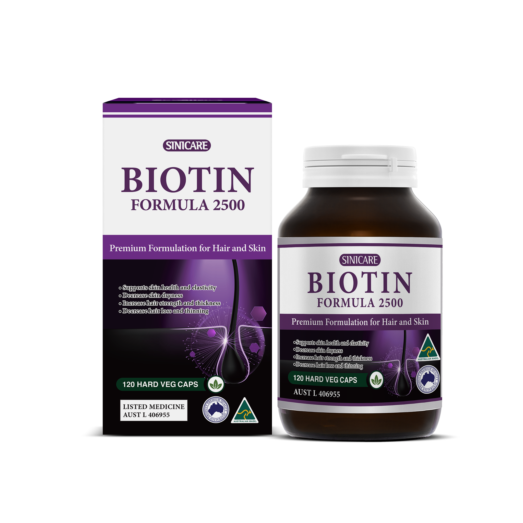 Biotin Formula 2500 120s – Sini Australia Pty Ltd